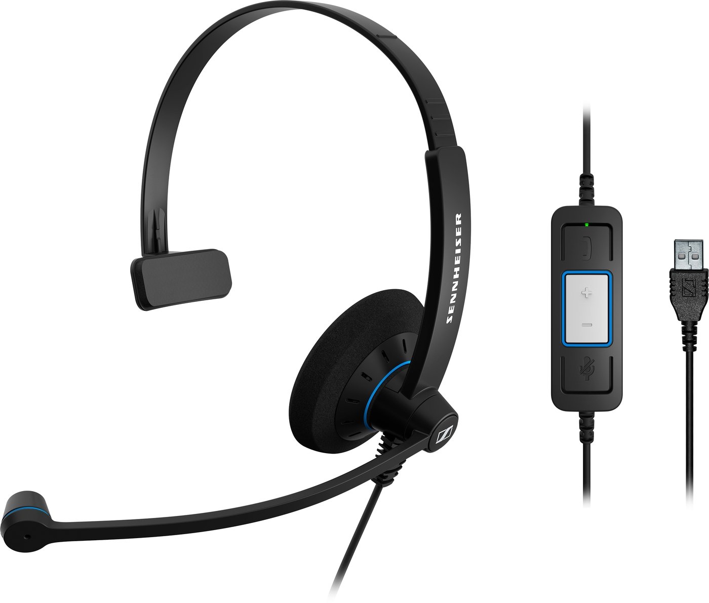 EPOS Sennheiser SC 30 USB ML Tek Taraflı USB Kablolu UC Kulaklığı ...
