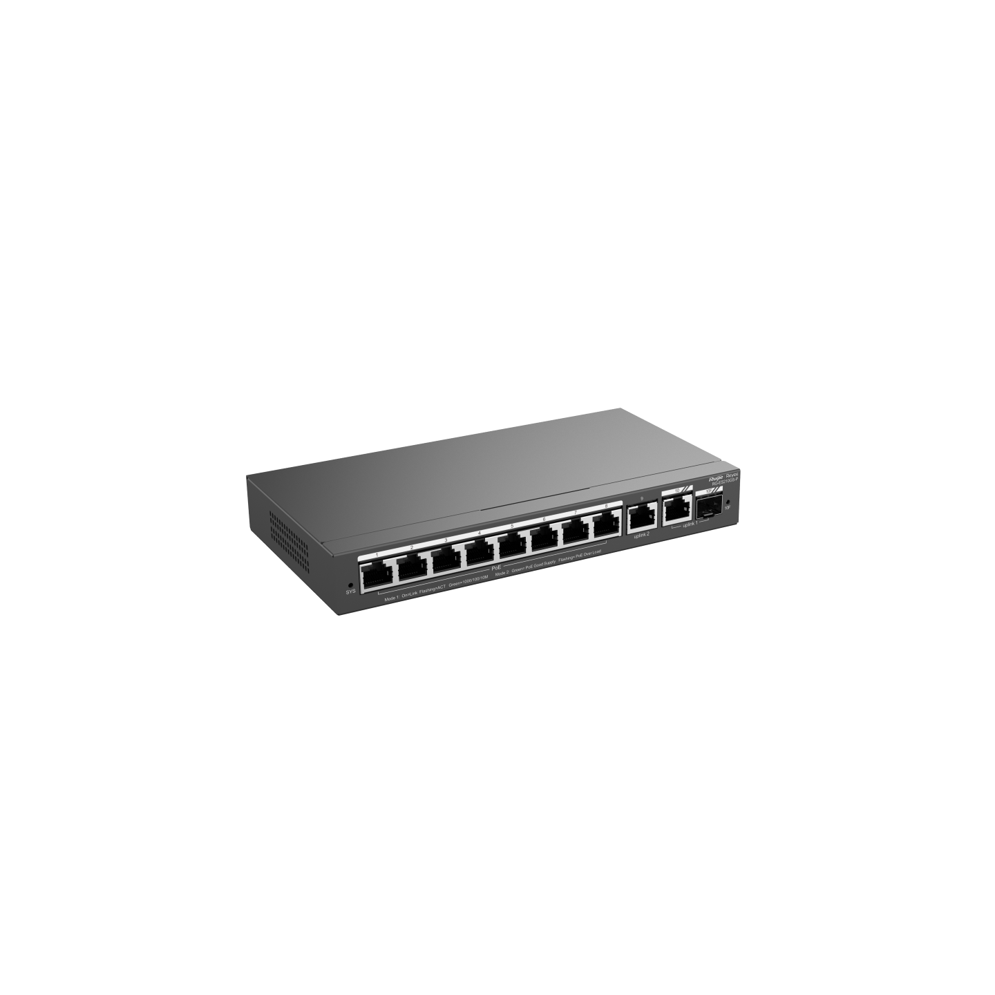 Ruijie Reyee RG-ES210GS-P 10-Port Gigabit Smart Cloud Managed PoE ...